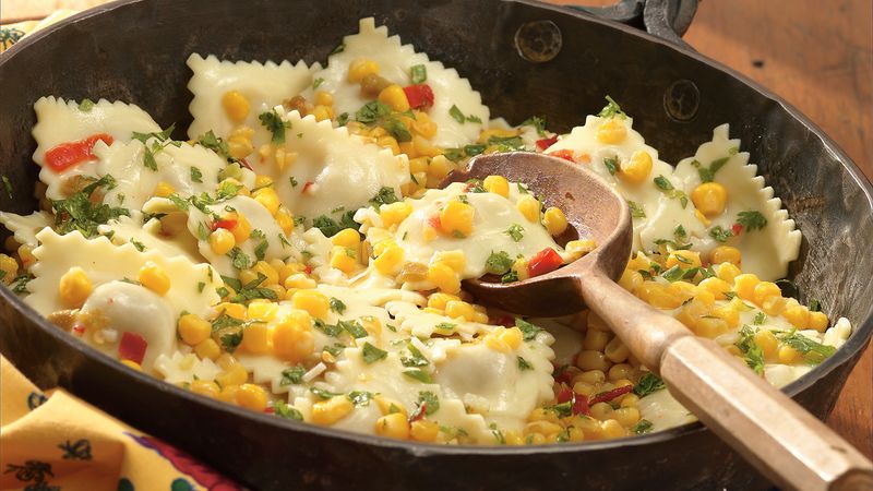 Ravioli With Corn And Cilantro Recipe - Pillsbury.com