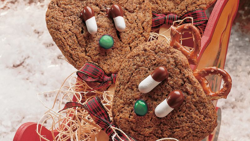 Reindeer Ginger Cookie Pops Recipe - BettyCrocker.com