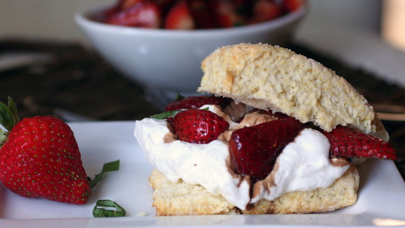 Strawberry-Basil-Lemon Shortcakes Recipe - BettyCrocker.com