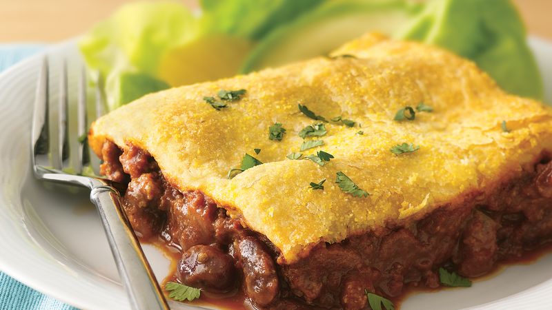 Crescent-Topped Turkey Chili Mole Recipe - Pillsbury.com