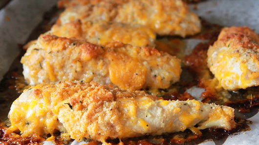 Crispy Cheddar Chicken Recipe - Tablespoon.com