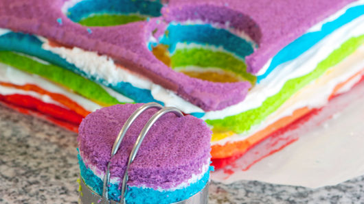 Teeny Tiny Rainbow Cakes Recipe - Tablespoon.com