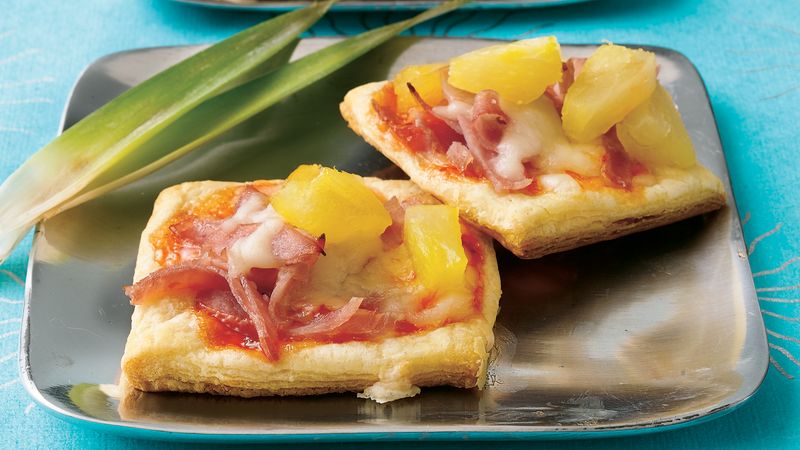Mini Aloha Puff Pizzettes Recipe - Pillsbury.com