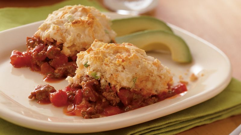 Salsa Beef Biscuit Bake Recipe - BettyCrocker.com