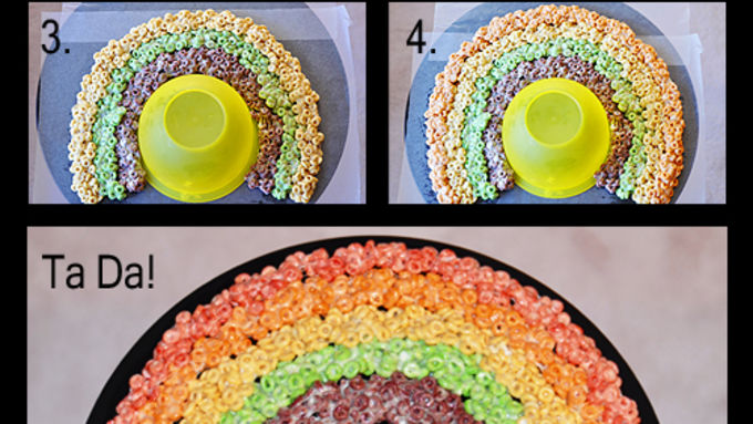 Rainbow Fruity Cheerios™ Bars Recipe - Tablespoon.com