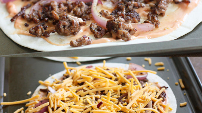 Mexi Cheeseburger Quesadillas Recipe - Tablespoon.com