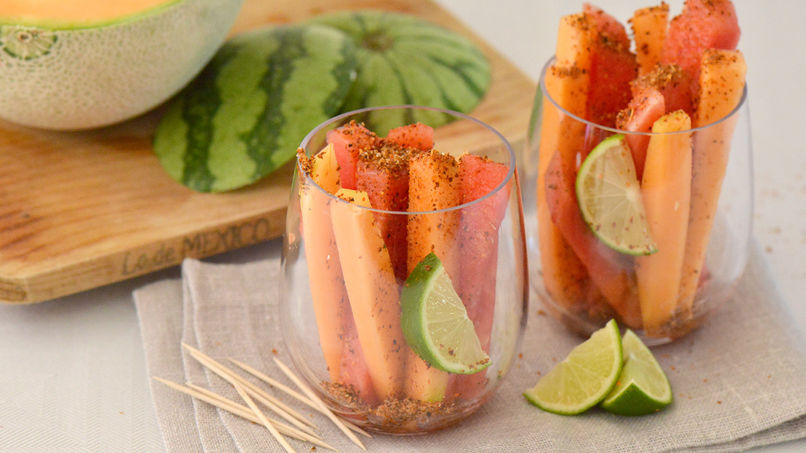 Receta de Melón y Sandía con Chile | QueRicaVida.com