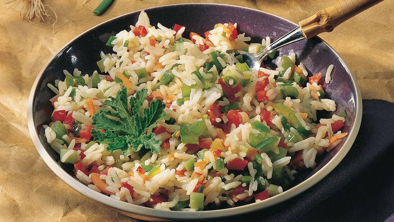 Cumin Confetti Rice Recipe - BettyCrocker.com