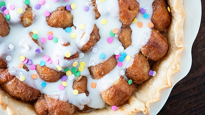 Rainbow Sprinkles Donut Pie Recipe - Tablespoon.com